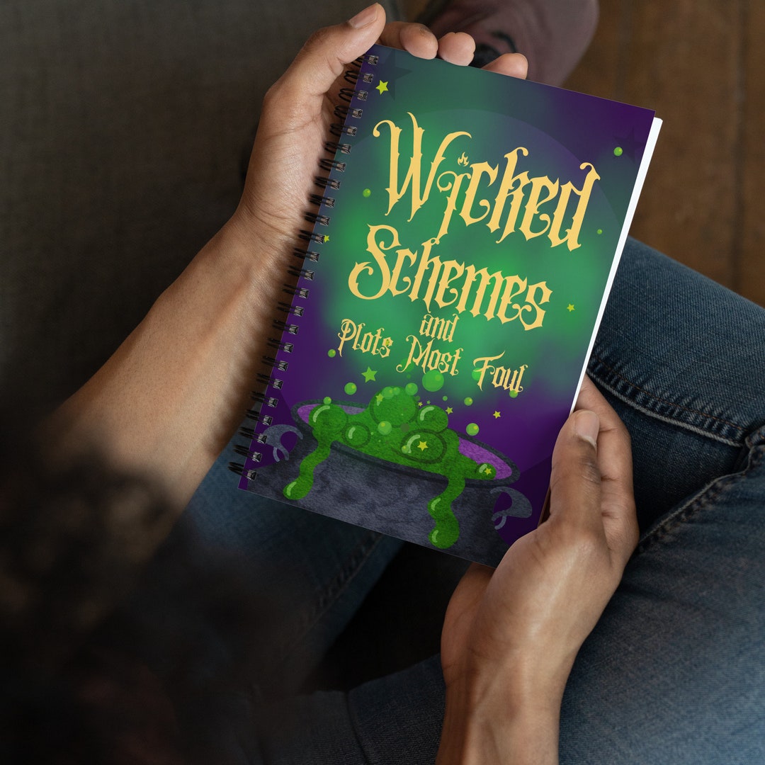 Spiral wicked Schemes Notebook - Etsy