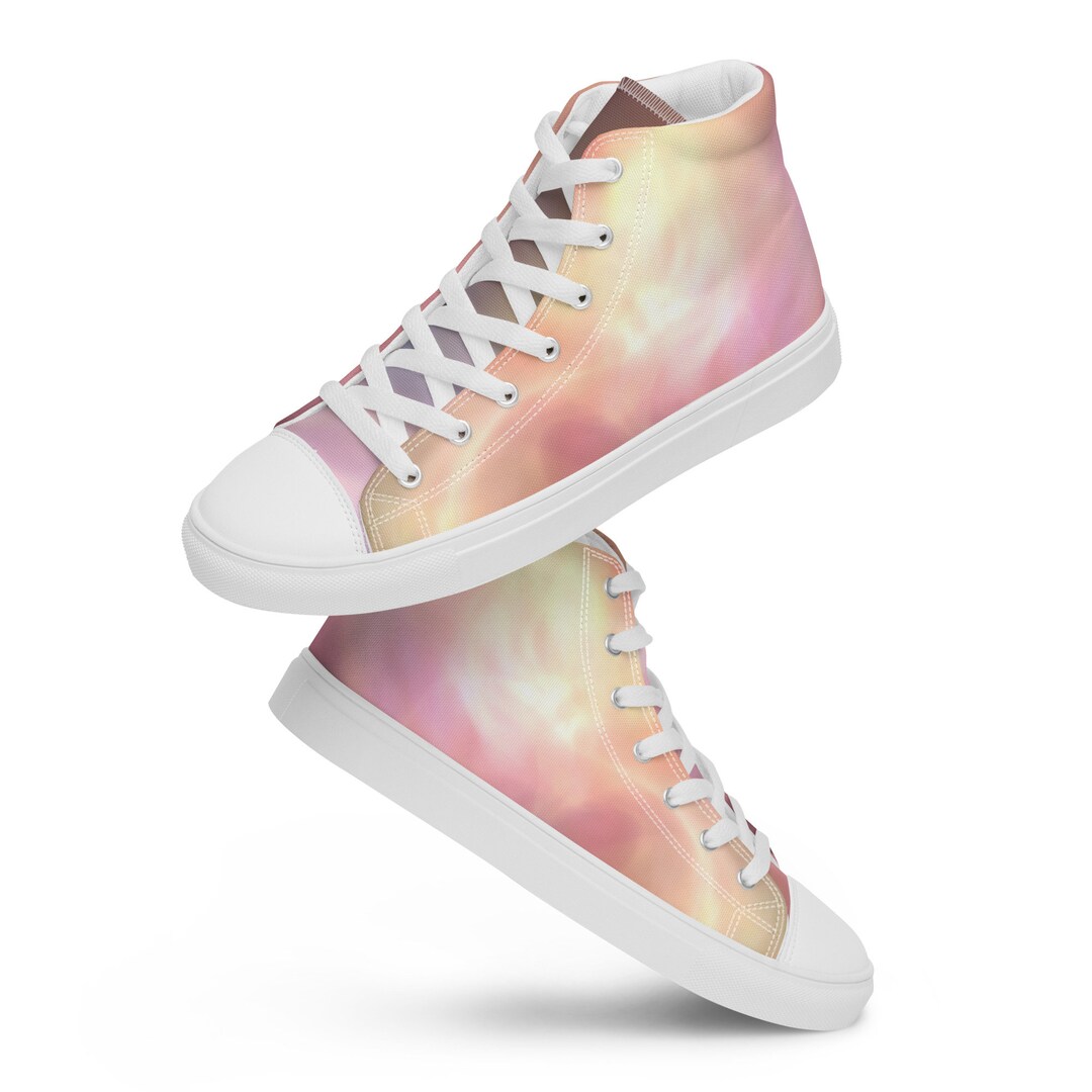 Cloudy Nebula Women’s High Top Canvas Shoes - Etsy