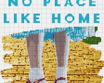 No Place Like Home - Cross Stitch Chart PDF - Pattern Keeper Compatible ...