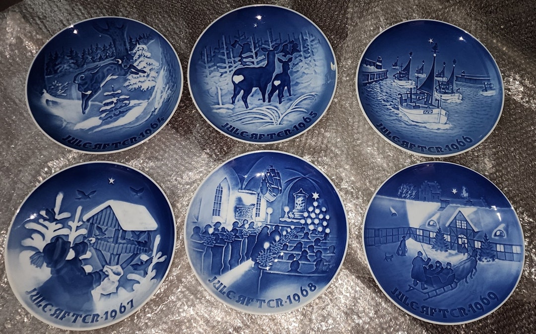 1960 Lot of 6 Bing & Grondahl Christmas Plates - Etsy