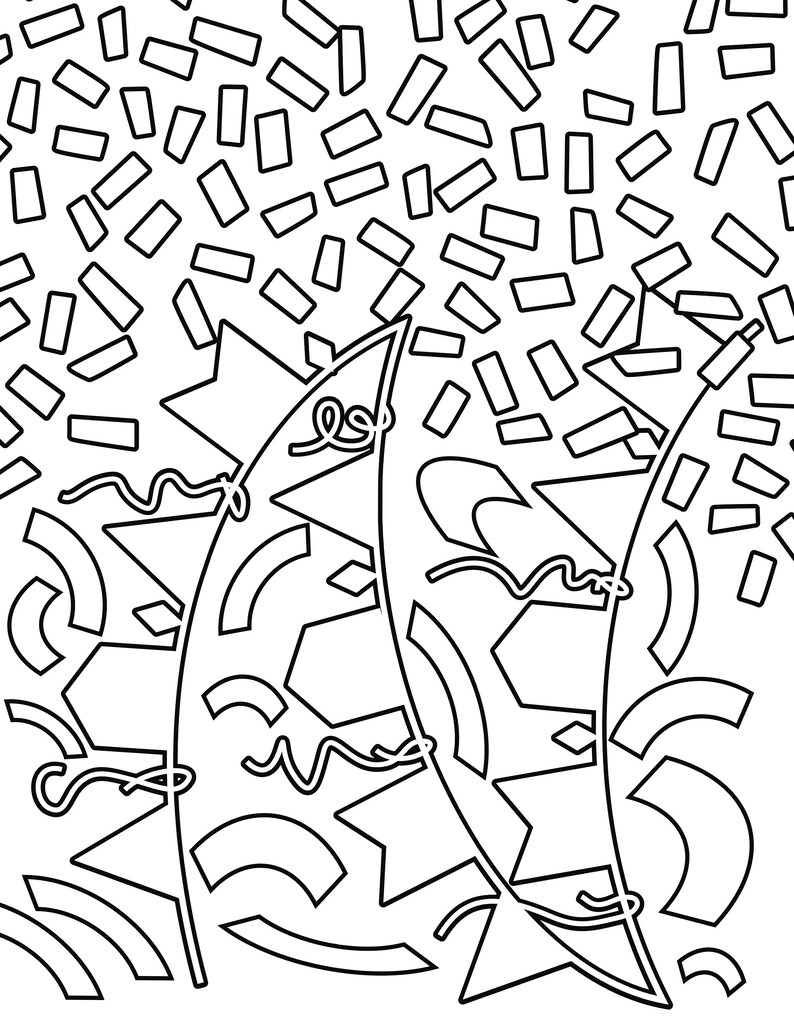 Adult Coloring Pages - 15 Printable Illustrations - Etsy