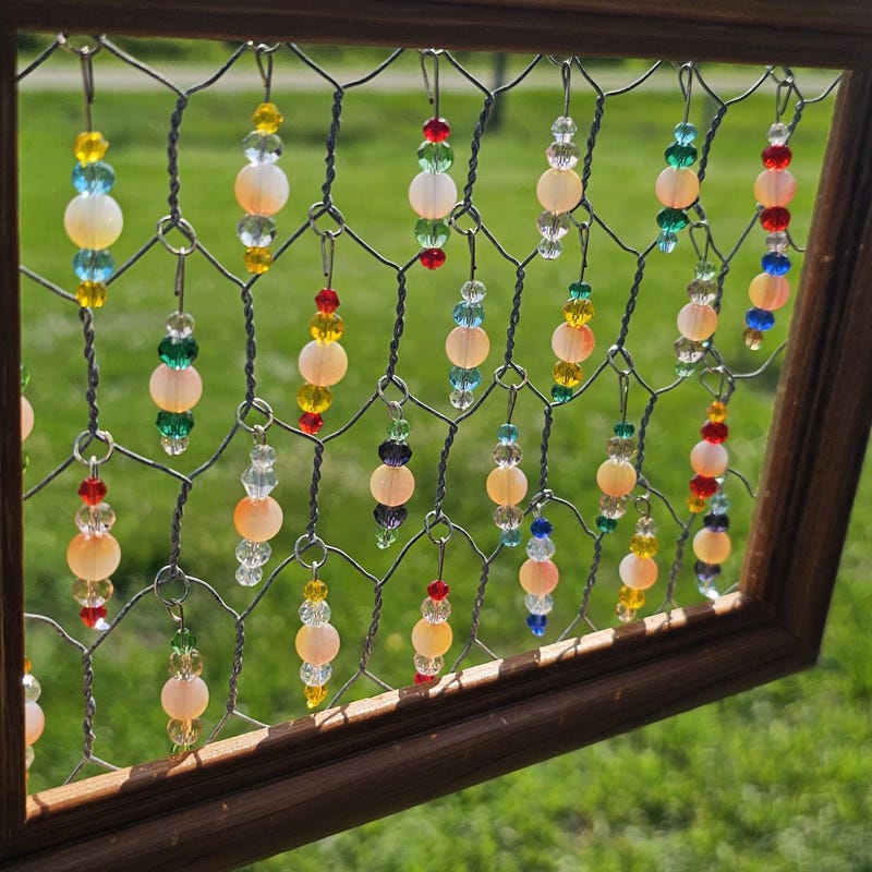 Chicken Wire Suncatcher - Etsy