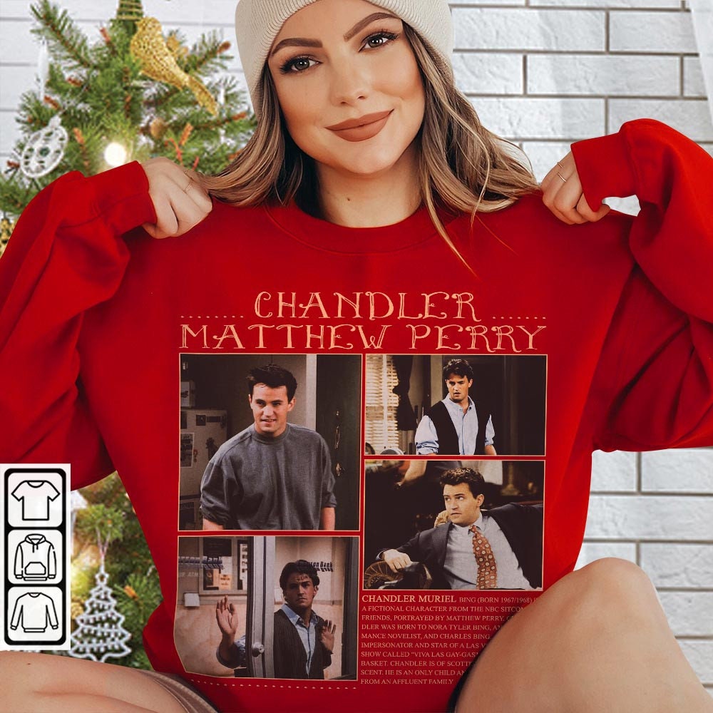 Matthew Perry Chandler 90s Shirt Bootleg Movie Bing Character - Etsy