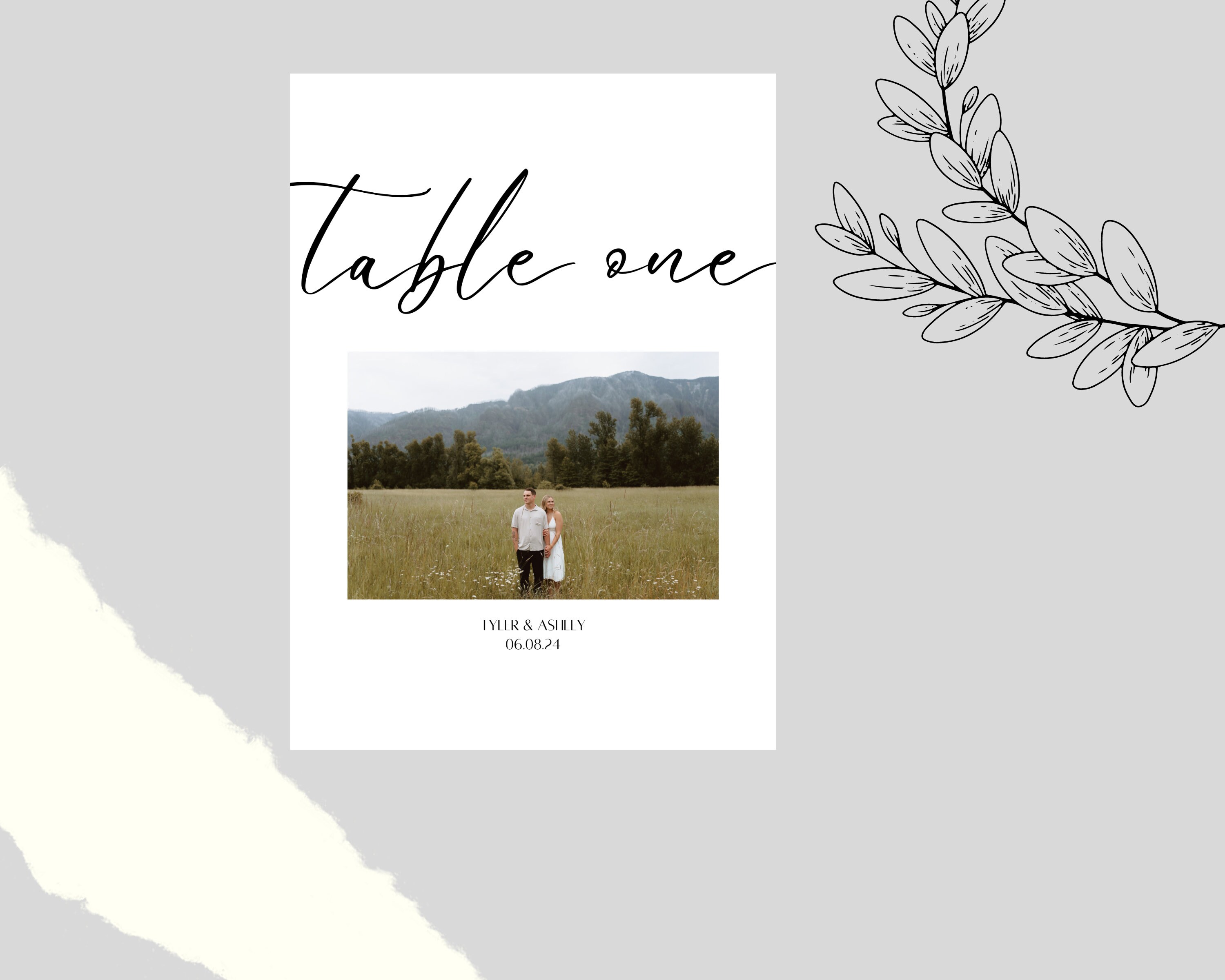 Table Number Template, Wedding Signage Template, Wedding Table Number ...