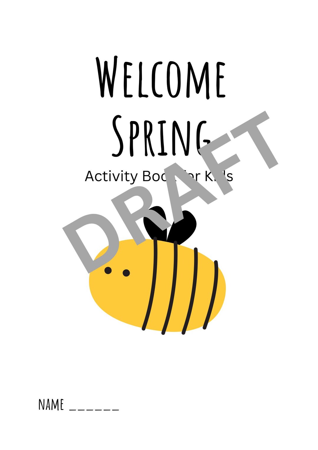 Kids Learning Coloring Book Spring PDF Download 19 Pages of Fun - Etsy