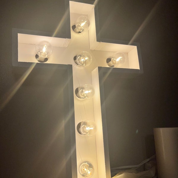 Lighted Cross - Etsy