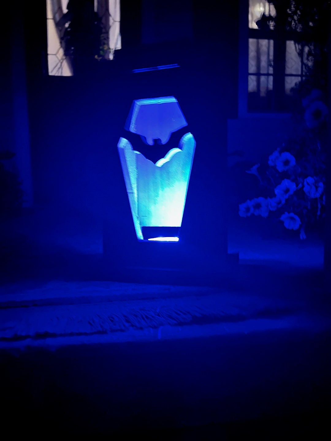 Lighted Coffin With Bat Decor - Etsy