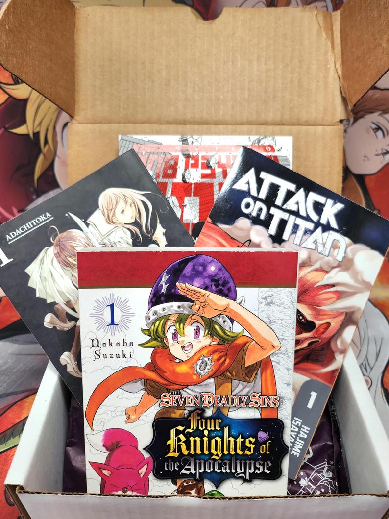 Shonen Manga Box Manga Manga Box Manwha Japanese Manga Mystery Box ...