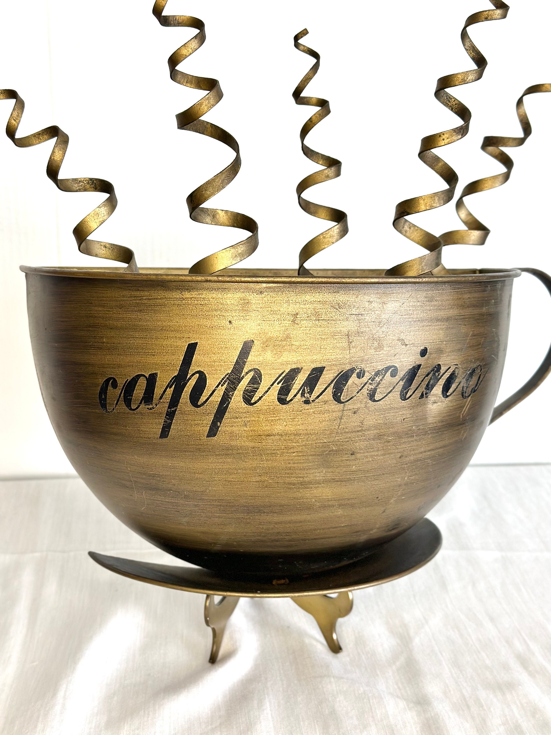 Abstract Metal Cappuccino Coffee Wall Decor - Etsy