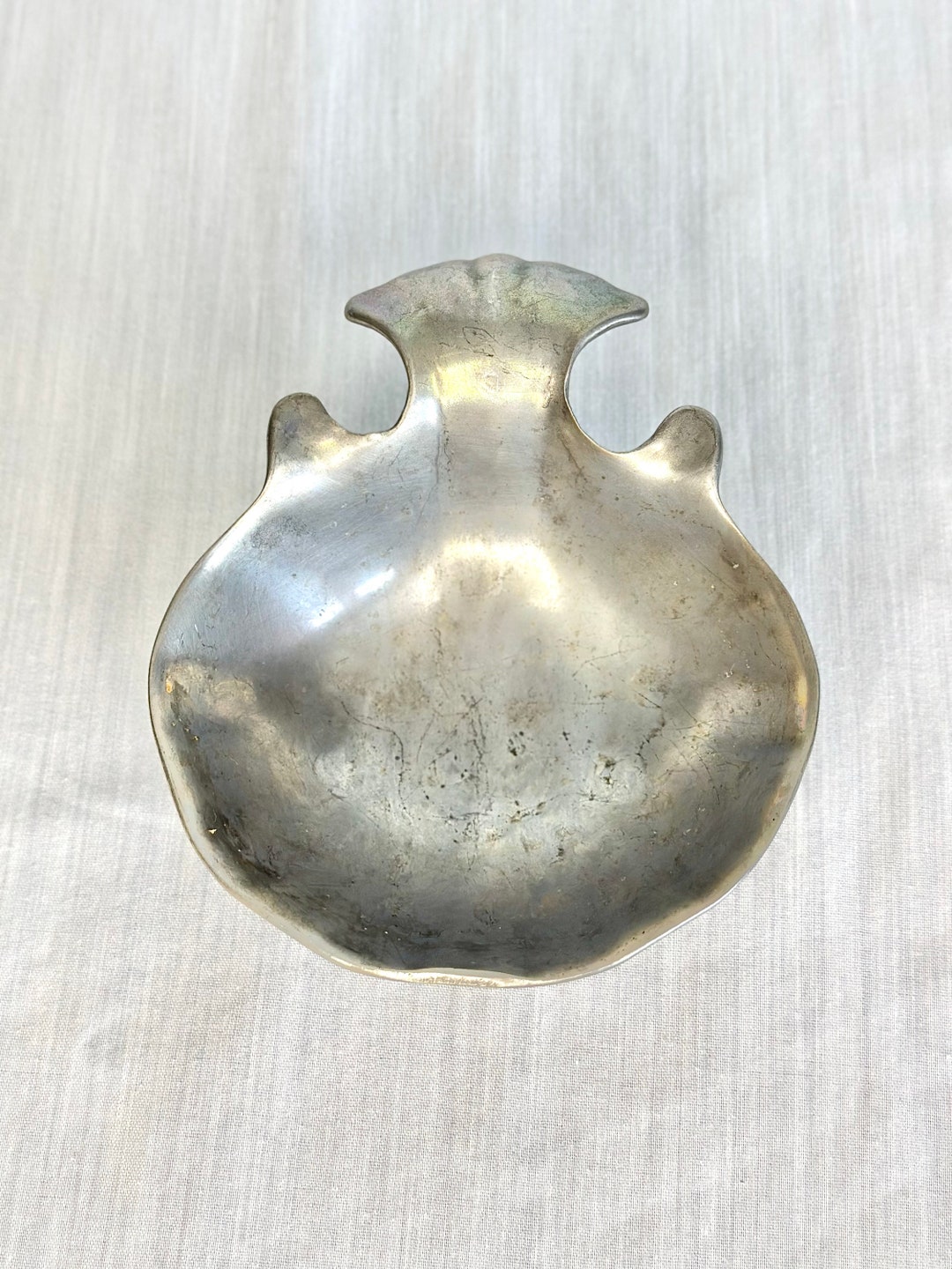 Vintage Armetale Pewter Clam Shell Trinket Dish - Etsy