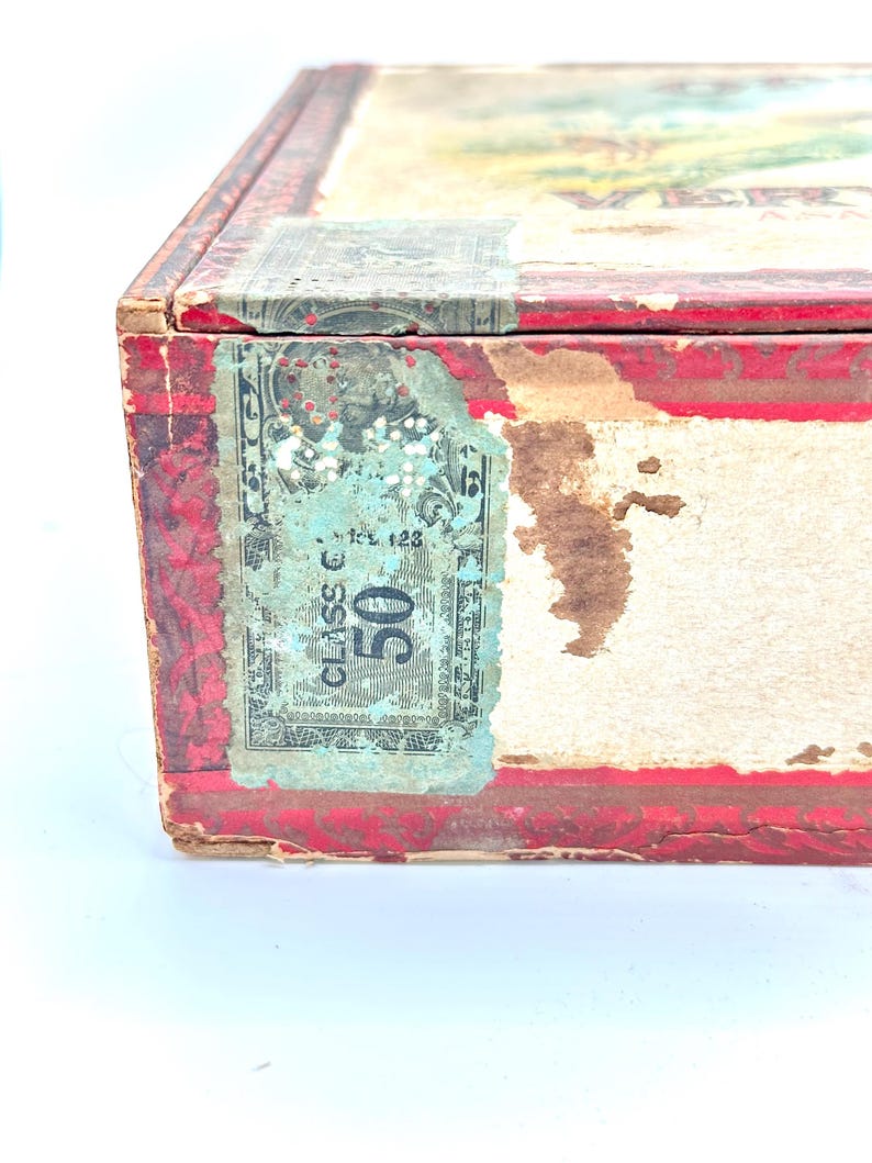 Vintage 1930’s Optimo Wooden Cigar Box - Etsy