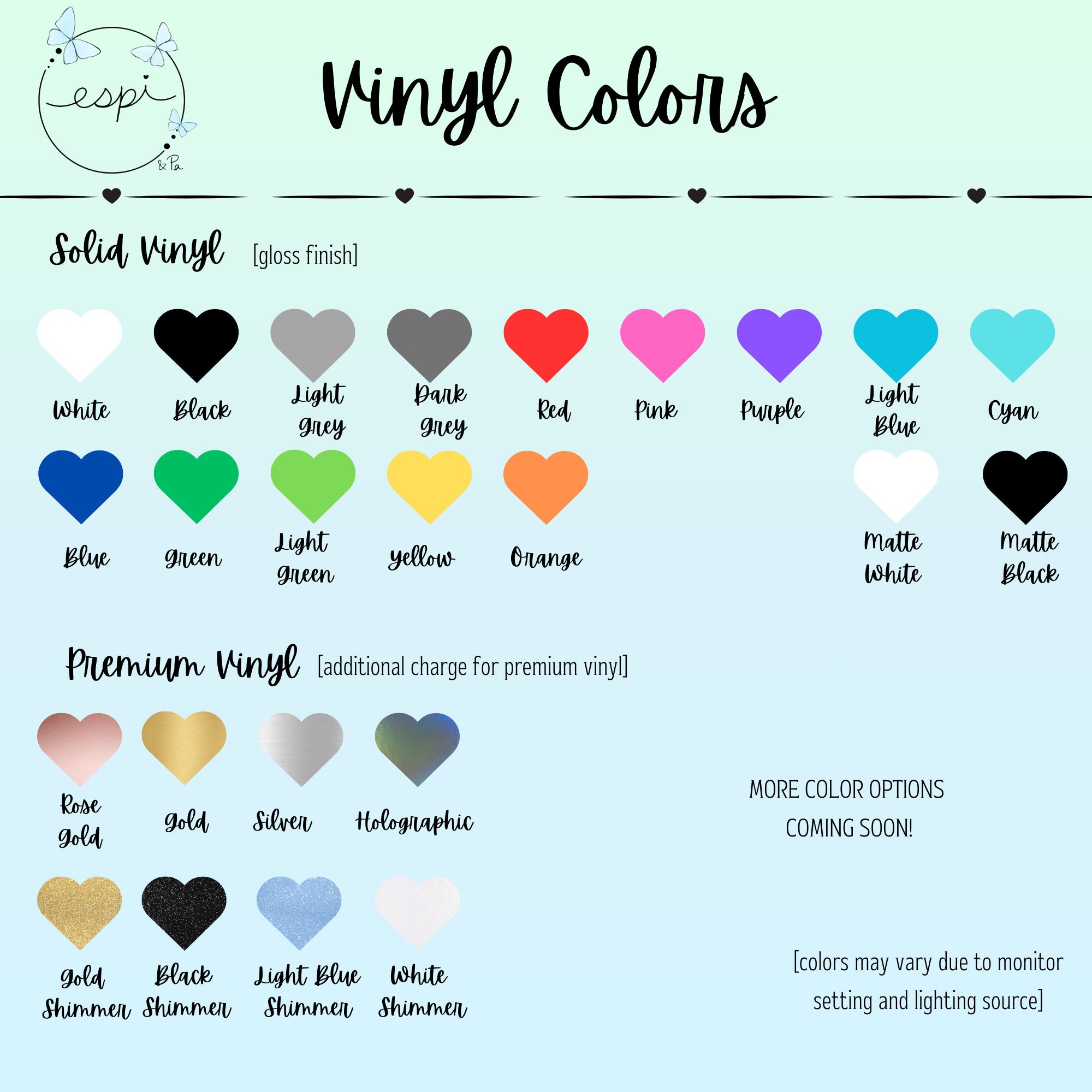 Custom Vinyl Logos & Decals - Etsy