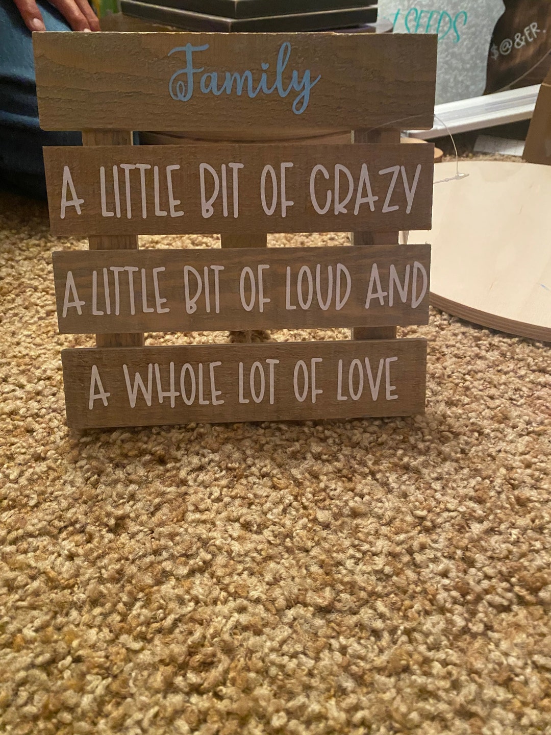 Family Decorative Home Sign - Etsy