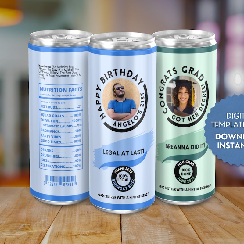 Seltzer Drink Wrap - Etsy