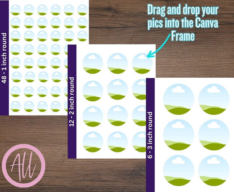 Canva Frame Sticker Template Bundle Create Stunning Stickers ...