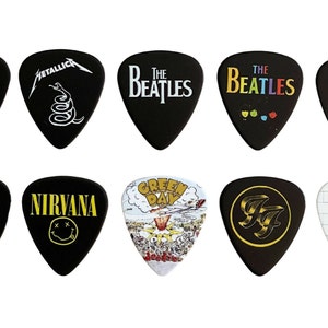 Hero Picks Guitar Picks With Band Logos. 20 per Pack. Metallica ...