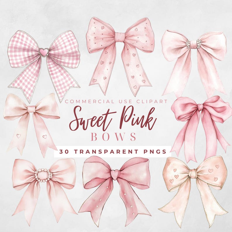 Light Pink Bow Clipart Pink Bow Nursery Clipart Pink Ribbon and Bow ...