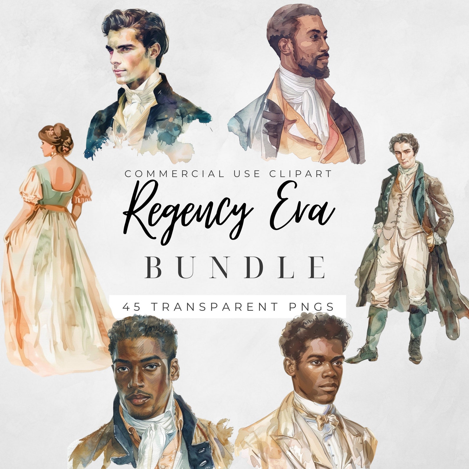 Regency Era Clipart Regency Clipart Victorian Clipart Pride and ...