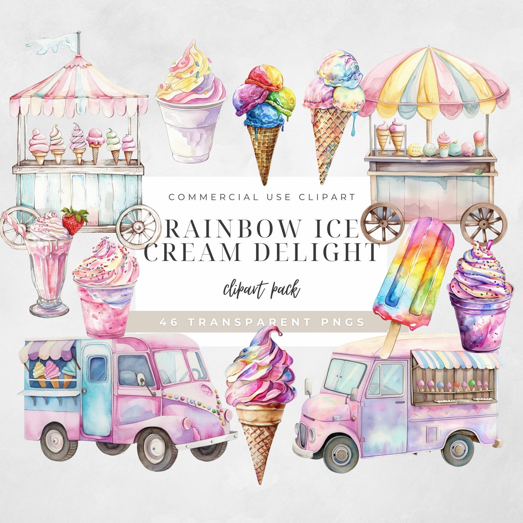 Ice Cream Cart Clipart Ice Cream Theme Clipart Ice Cream Cart Clipart ...