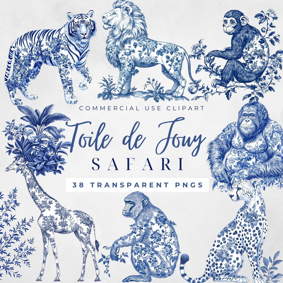 Safari Toile Baby Shower Clipart Safari Girl Pink Safari Animals Safari ...