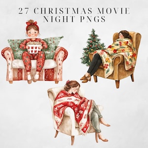 Christmas Movie Night Clipart Christmas Clipart Christmas Card Png ...