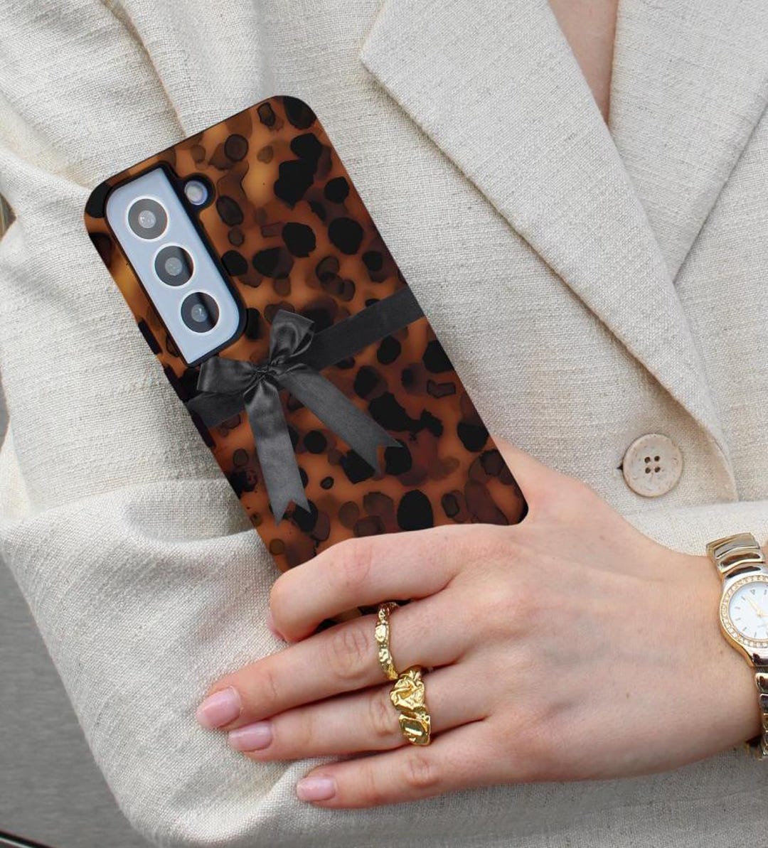 Tortoise Shell Phone Case Boho Tortoise Shell Coquette Tortoise Shell ...