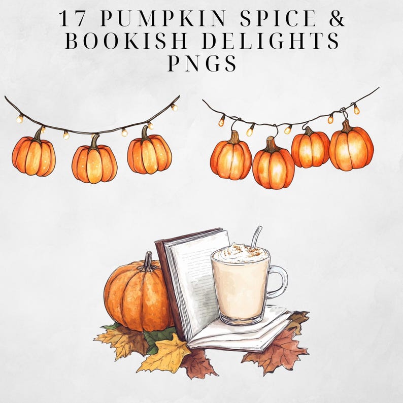 Fall Bookish Clipart Fall Bucket List Trendy Bookish Png Books Fall Png ...
