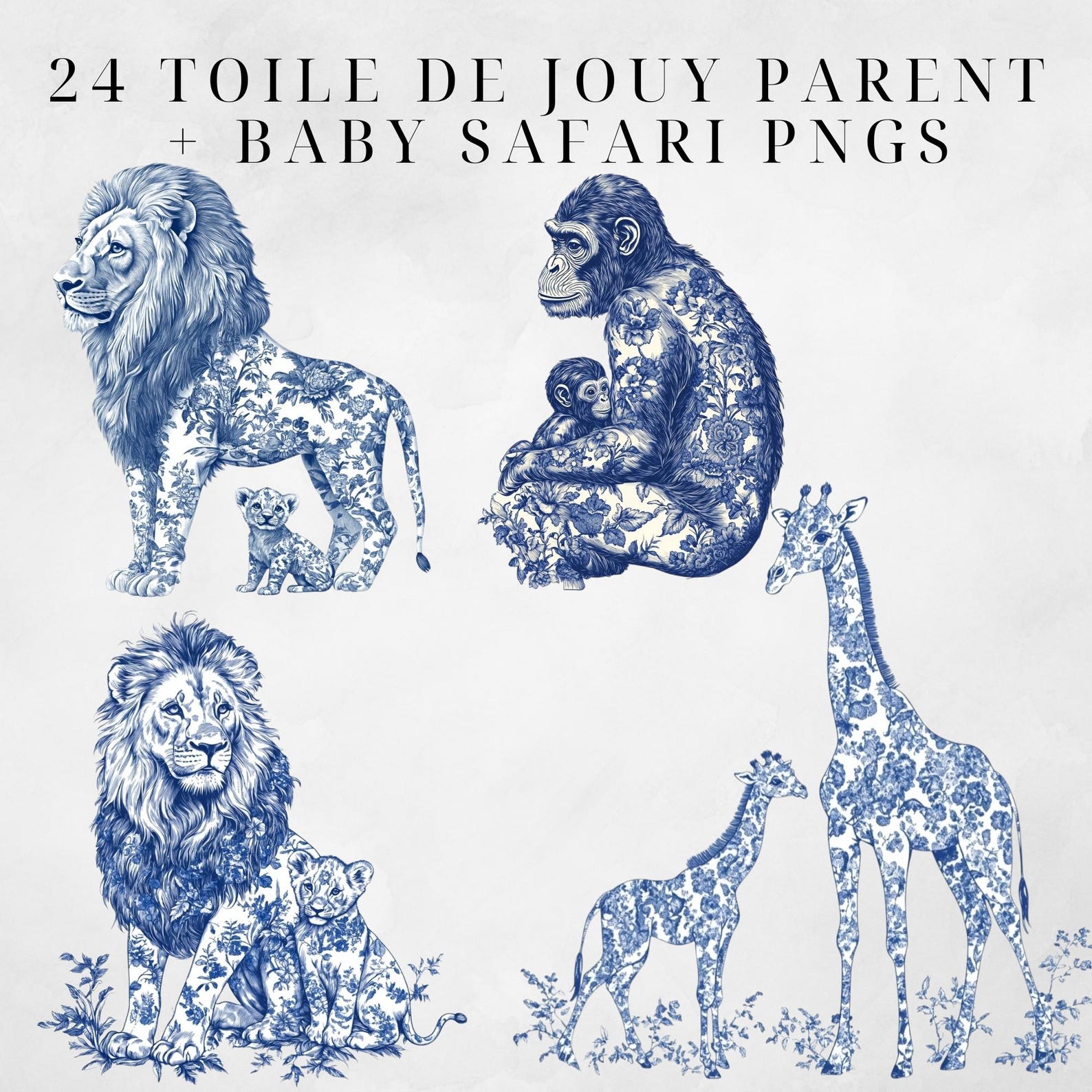 Safari Toile Baby Shower Clipart Safari Girl Pink Safari Animals Safari ...