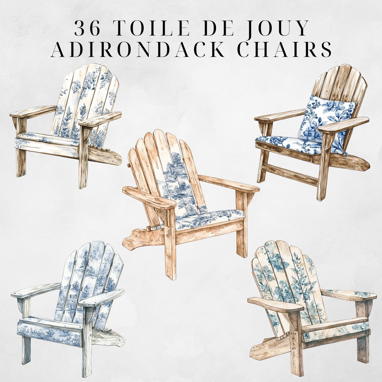 Adirondack Chair Clipart Adirondack Chair Png Blue Toile Clipart Pink ...