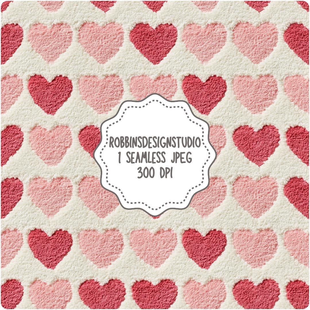 3d Hearts Seamless File 3d Seamless Patterns Valentines Seamless Heart ...