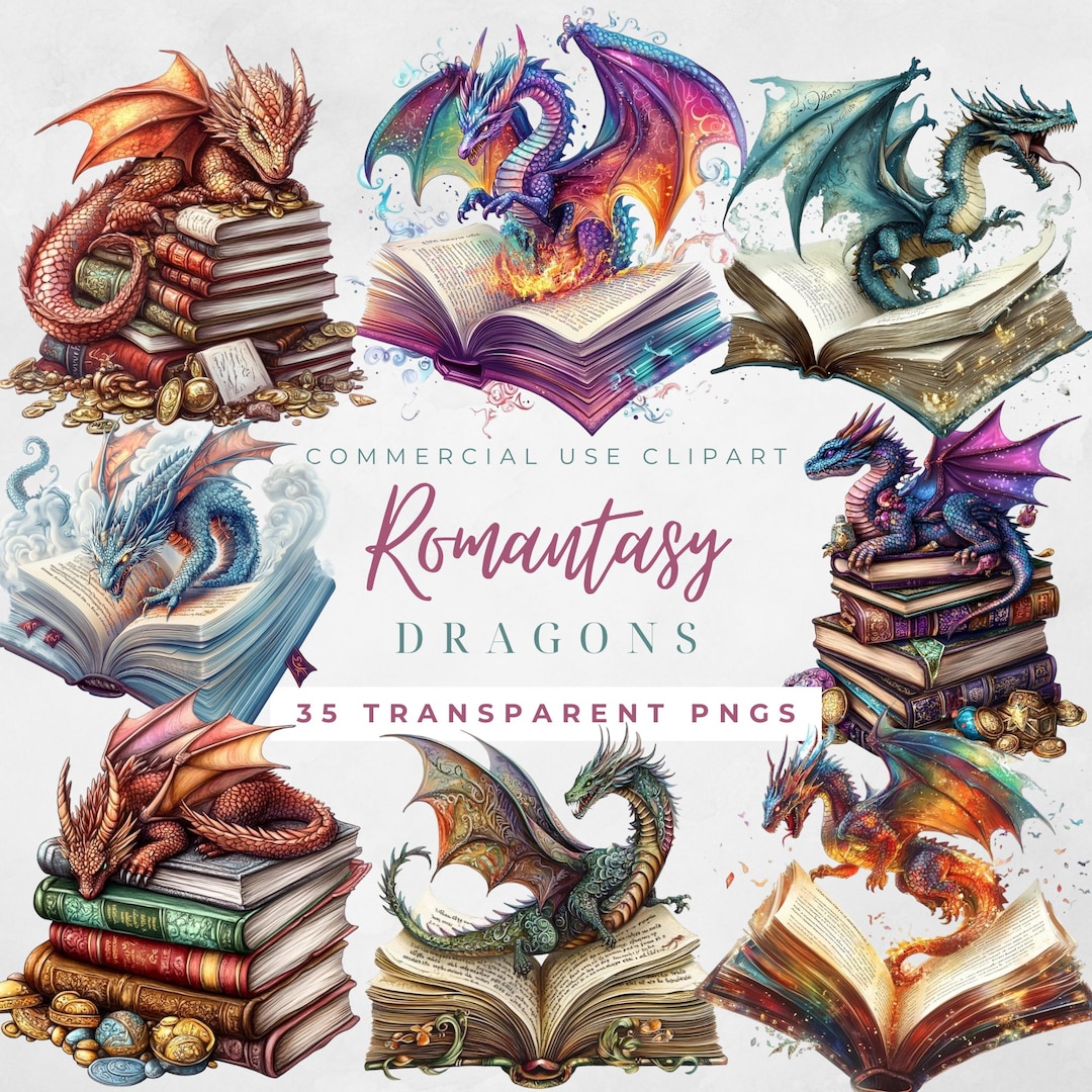 Dragon and Books Clipart Dragon Rider Clipart Purple Dragon Clipart ...