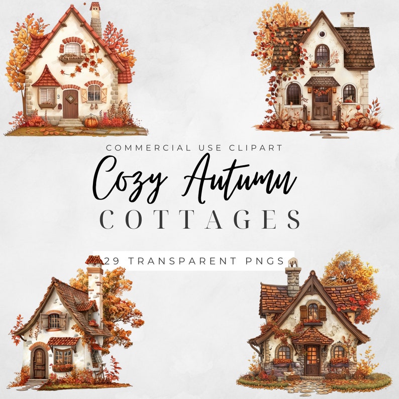 Autumn House Clipart Autumn Fairy House Clipart House Png Fall House ...
