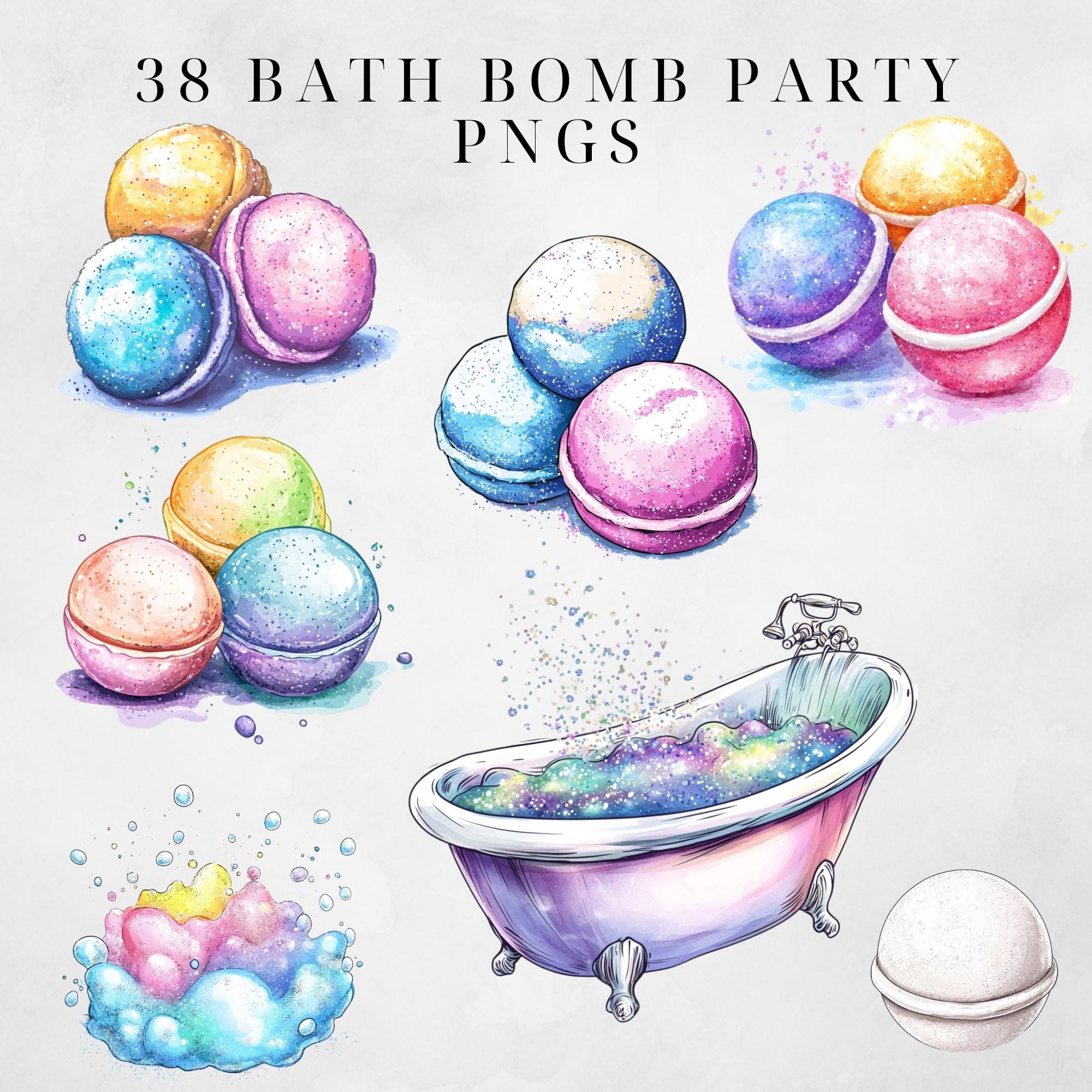 Bath Bomb Clipart Bath Bomb Png Bath Bubbles Clipart Spa Clipart Bath ...