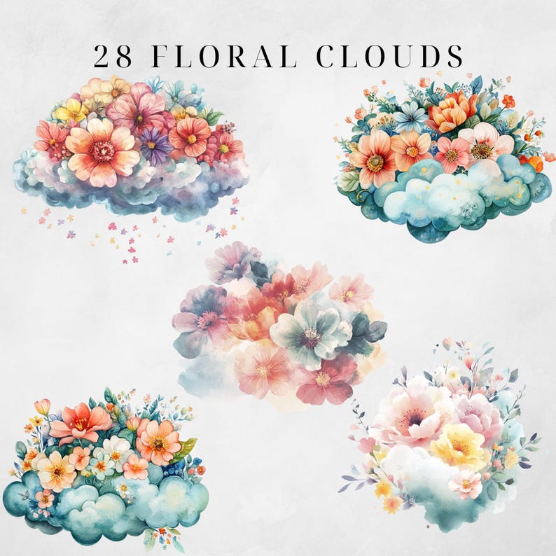 Cloud 9 Clipart Baby Pink Clouds Clipart Clouds and Dreaming Clipart ...