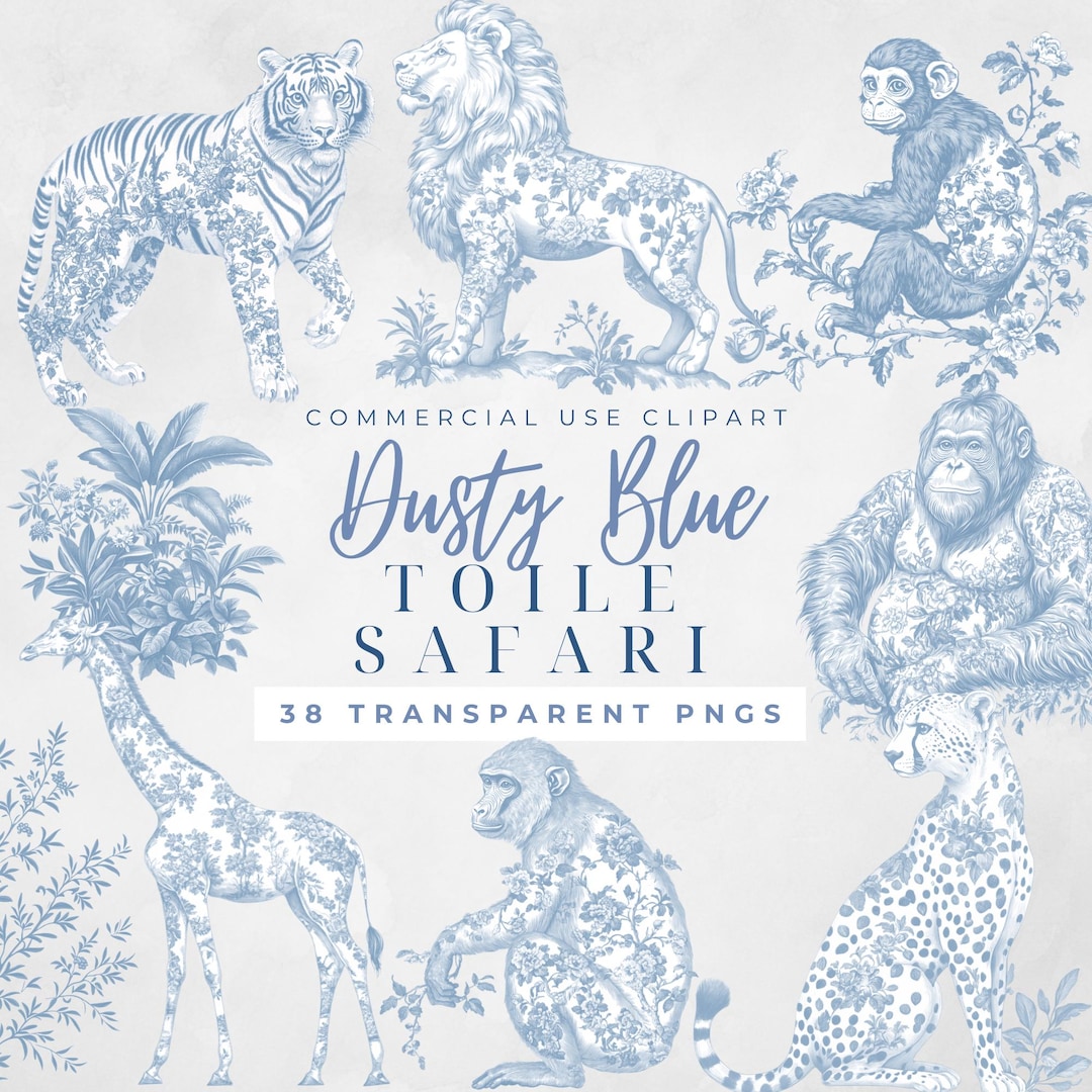 Safari Toile Baby Shower Clipart Safari Girl Pink Safari Animals Safari ...
