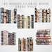 Book Spines Clipart Vintage Book Spines Ornate Book Spines Book Border ...