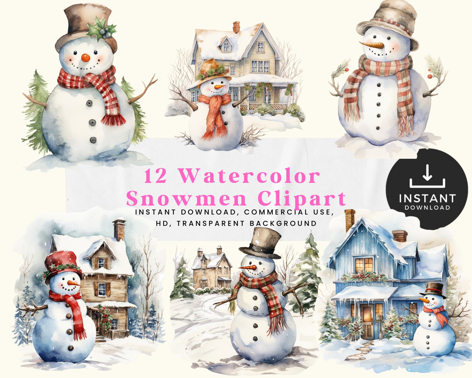 Snowman Clipart Winter Clipart Snowman Png Snowman Face Svg Snowman ...