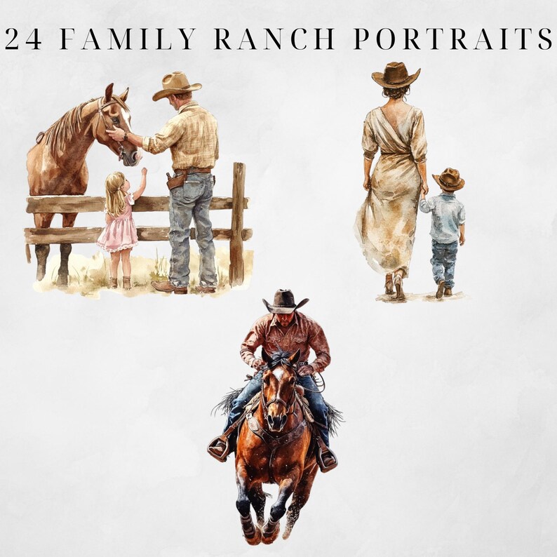 Rodeo Clipart Boy My First Rodeo Mommy and Son Father Daughter Son ...