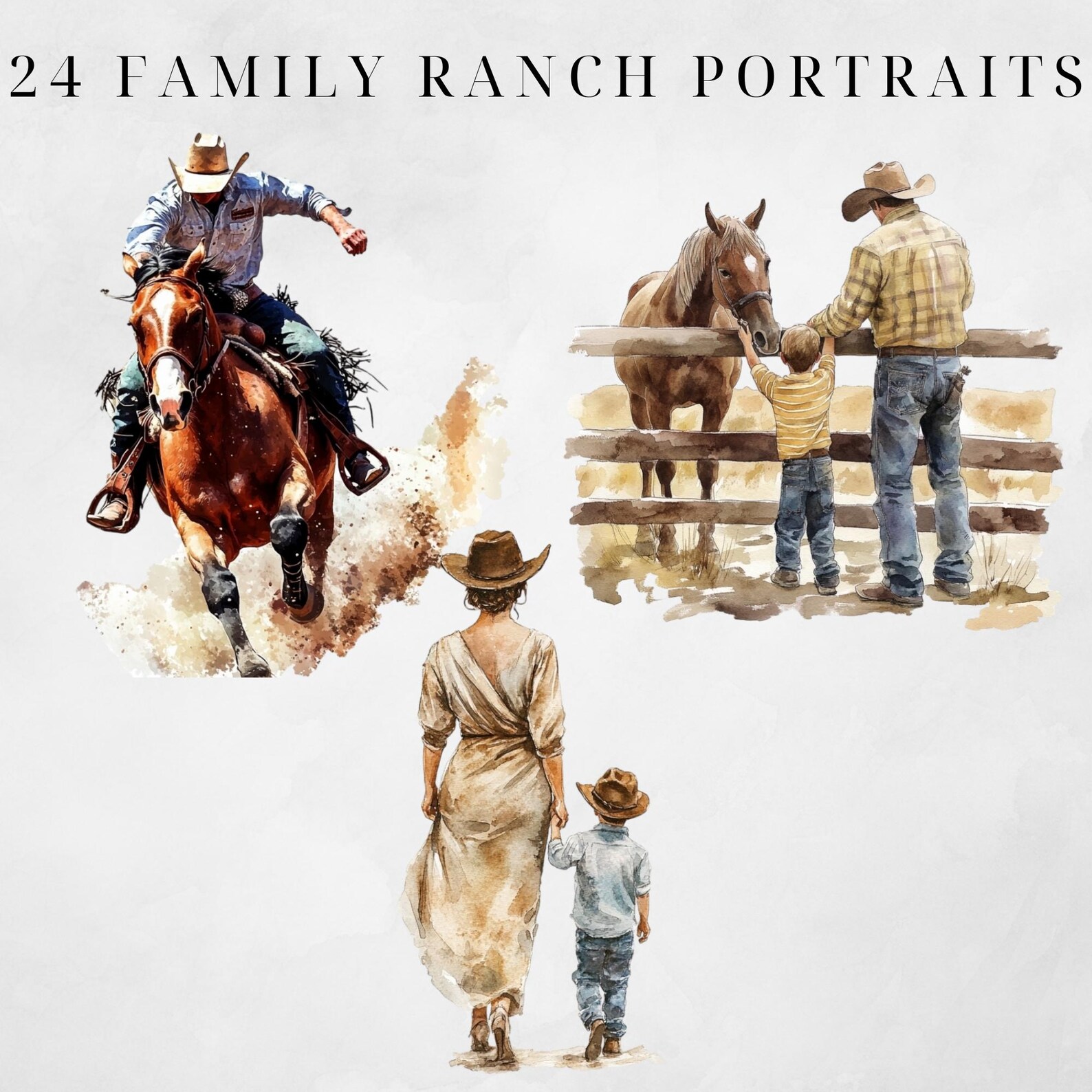 Rodeo Clipart Boy My First Rodeo Mommy and Son Father Daughter Son ...