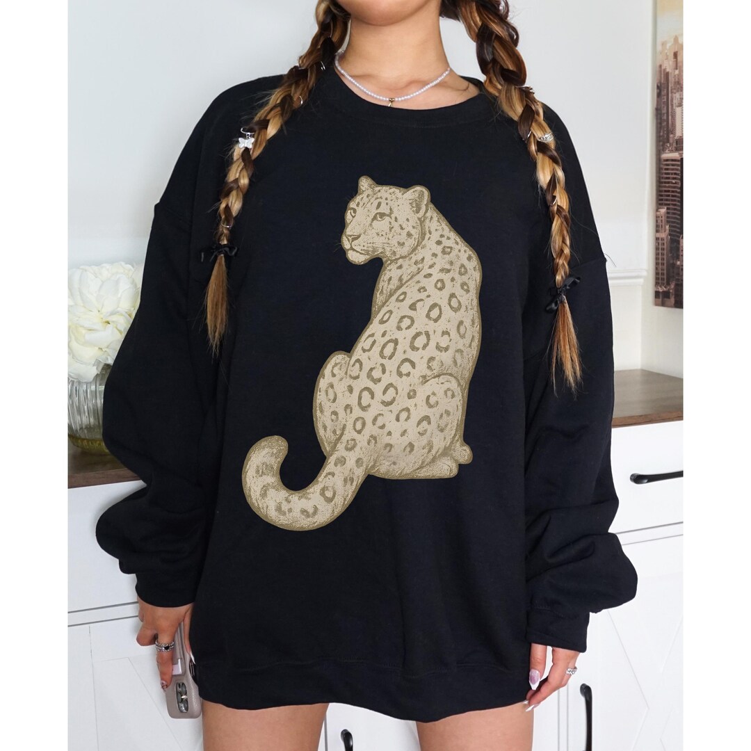 Snow Leopard Leopard Aesthetics Snow Leopard Sweatshirt Snow Leopard ...