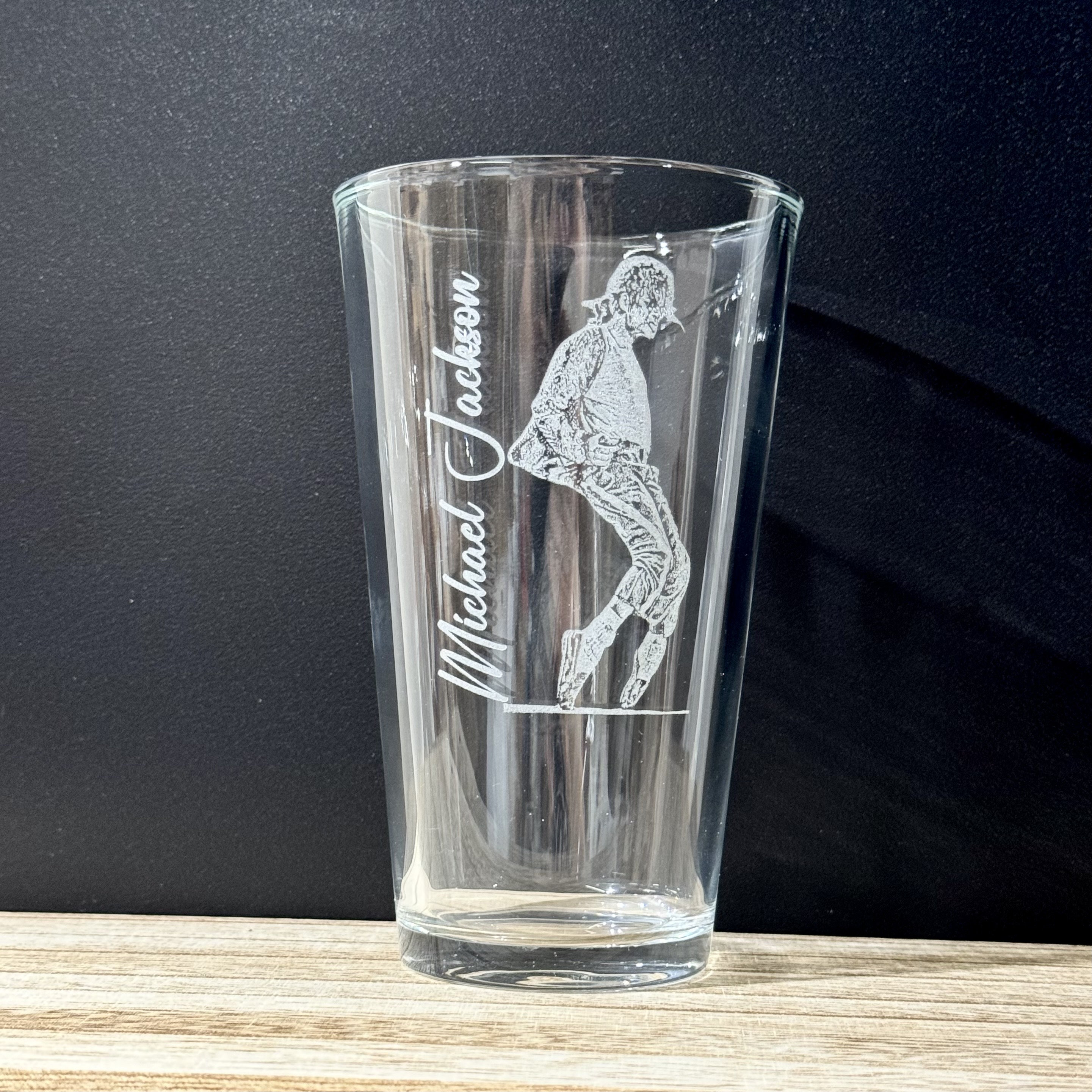 Michael Jackson Photo Engraved Glass Gift Custom Photo Gift for Him ...