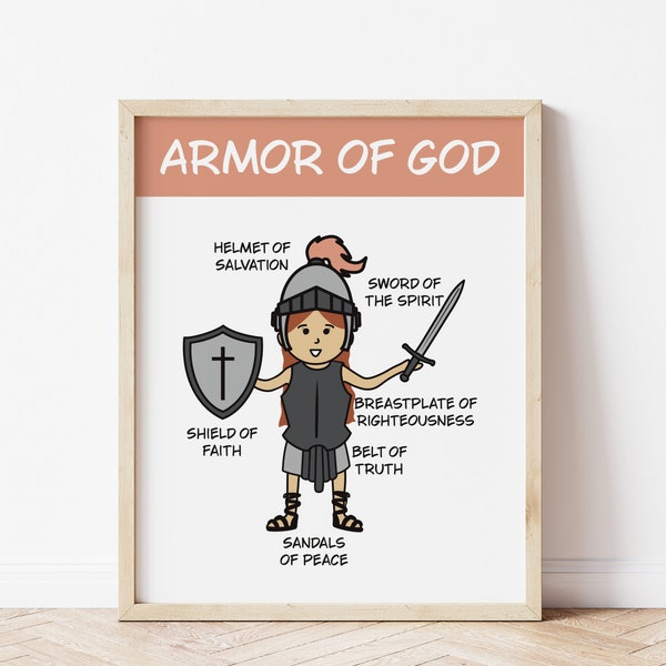Armor of God Print Out - Etsy