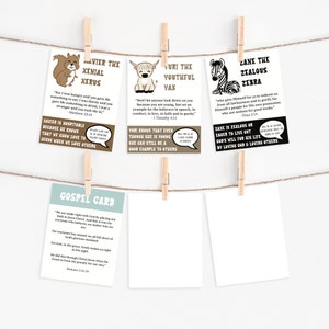 ABC Bible Verse Flashcards Kids Memory Verse Flashcards Homeschool ...