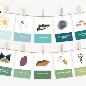 Bible Timeline Flashcards Kids Christian Resources Kids Bible ...