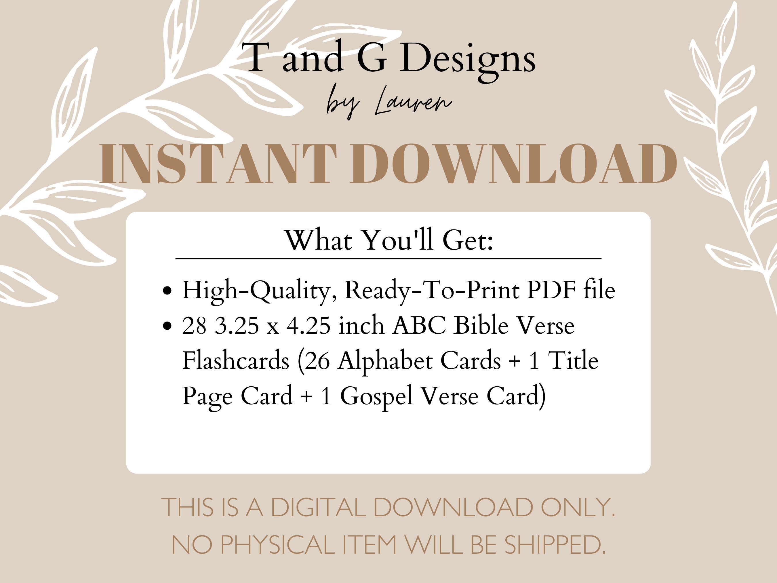 ABC Bible Verse Flashcards Kids Memory Verse Flashcards Homeschool ...