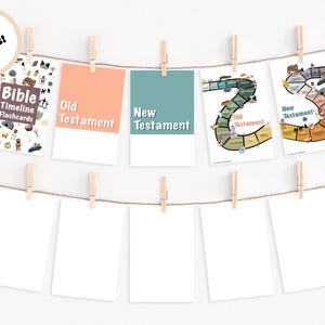 Bible Timeline Flashcards Kids Christian Resources Kids Bible ...