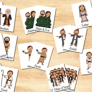 Kids Bible Character Game Christian Kids Activity Printable Bible ...