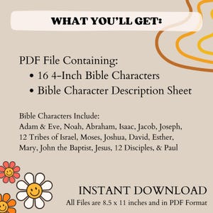 Downloadable Bible Characters | Bible Character Printable | Animated ...