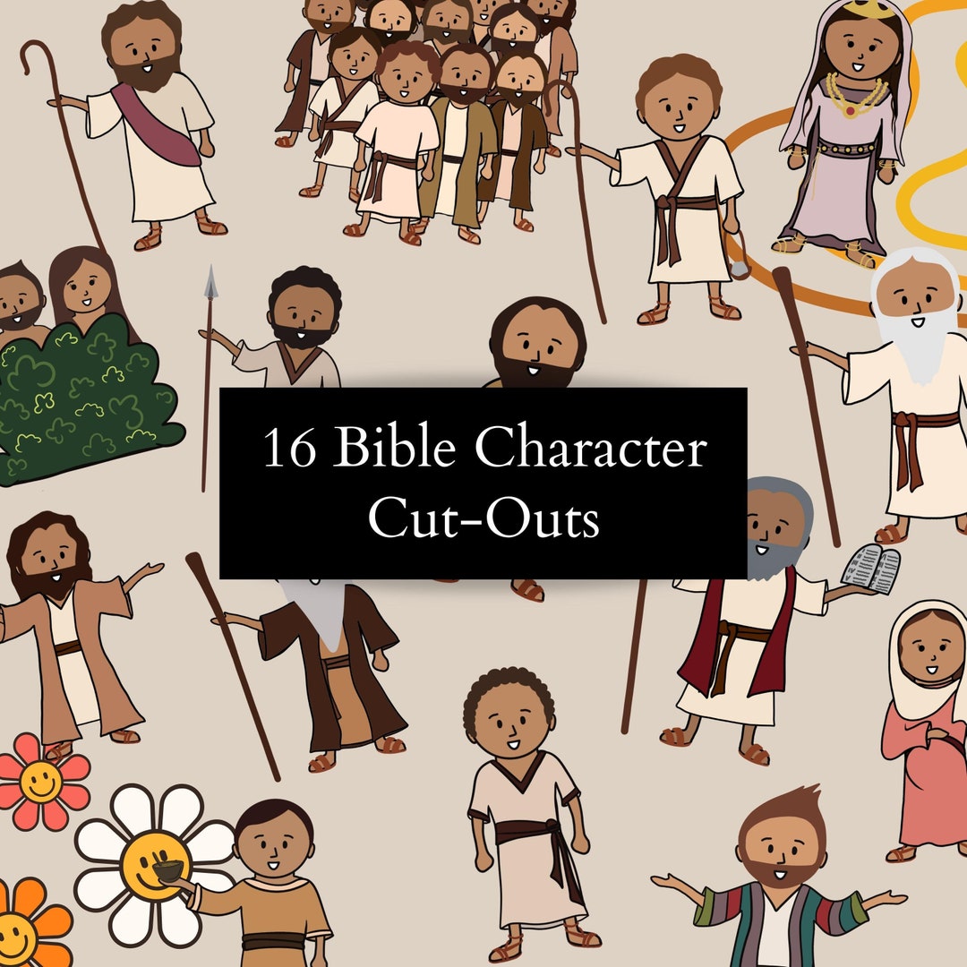 Downloadable Bible Characters | Bible Character Printable | Animated ...