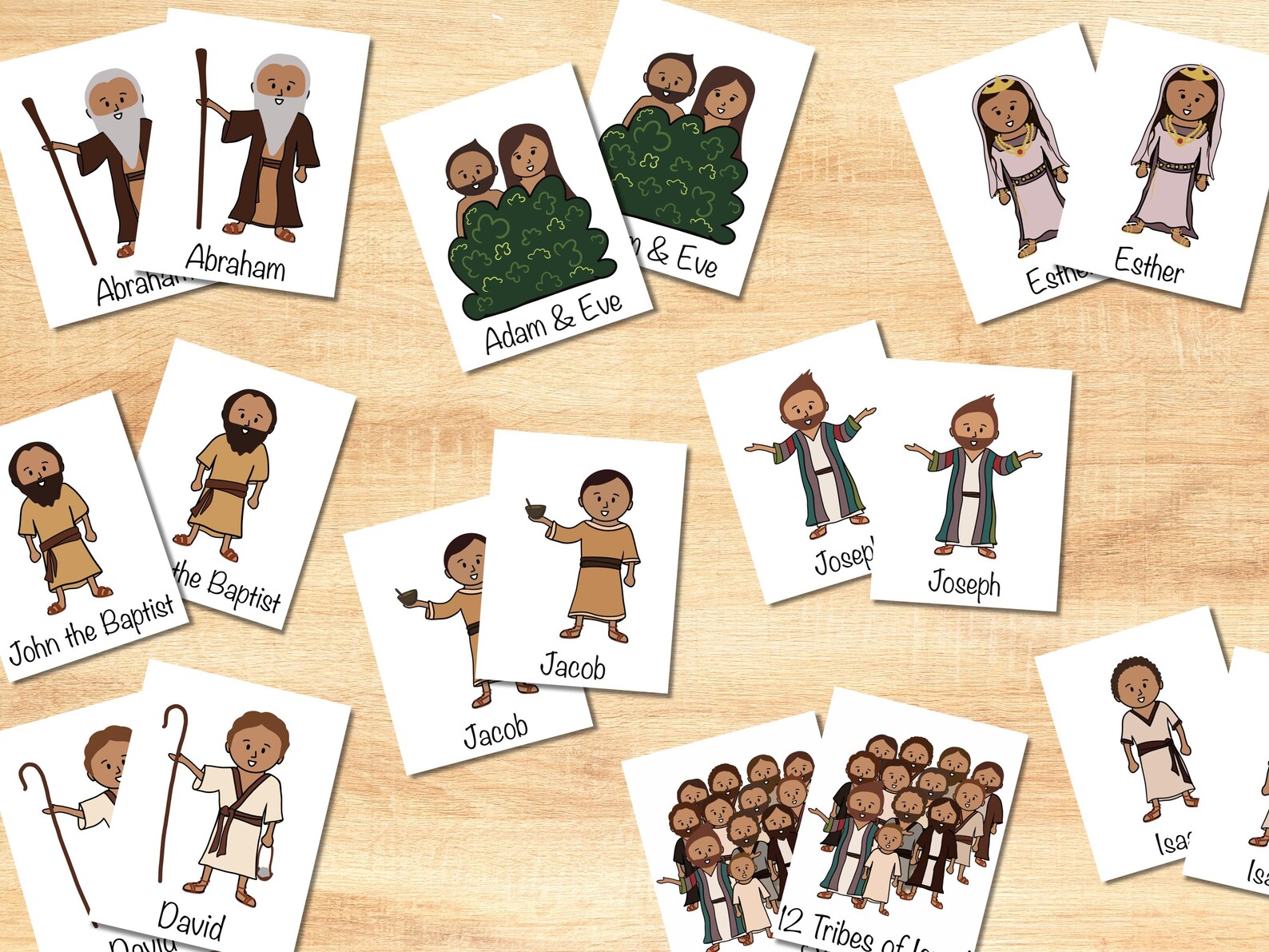 Kids Bible Character Game | Christian Kids Activity | Downloadable ...